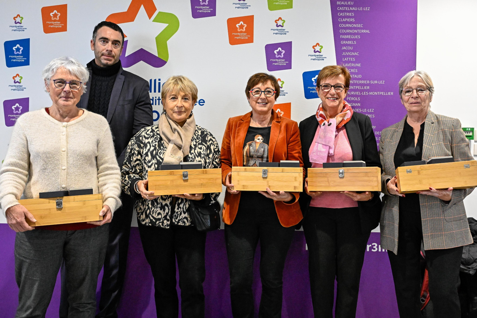 Six maires honorés lors du conseil de Métropole - En Commun