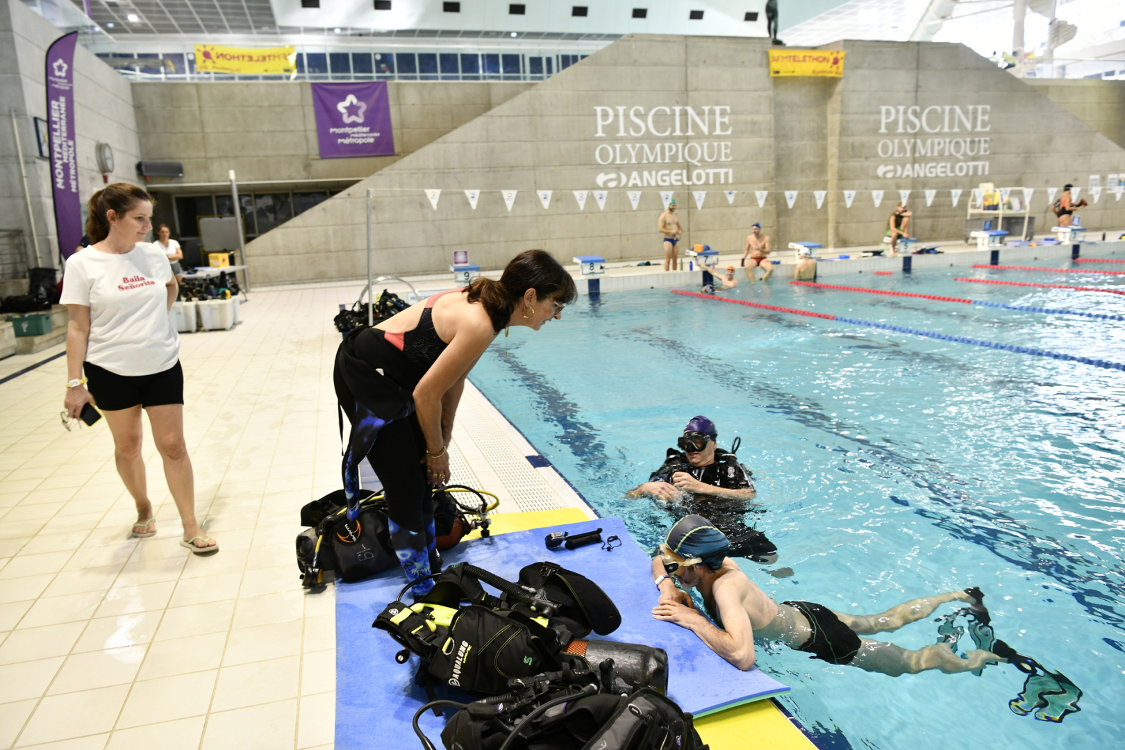 Les piscines de la Métropole font leur Téléthon 2025 - En Commun